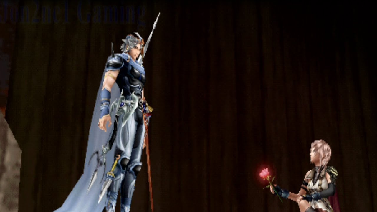 Dissidia 012 Final Fantasy (PSP) Lightning And Firion's Romantic Scene ...