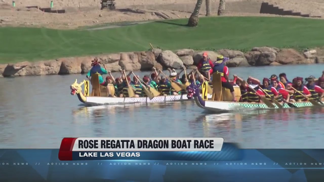 Rose Regatta Dragon Boat Races at Lake Las Vegas - YouTube