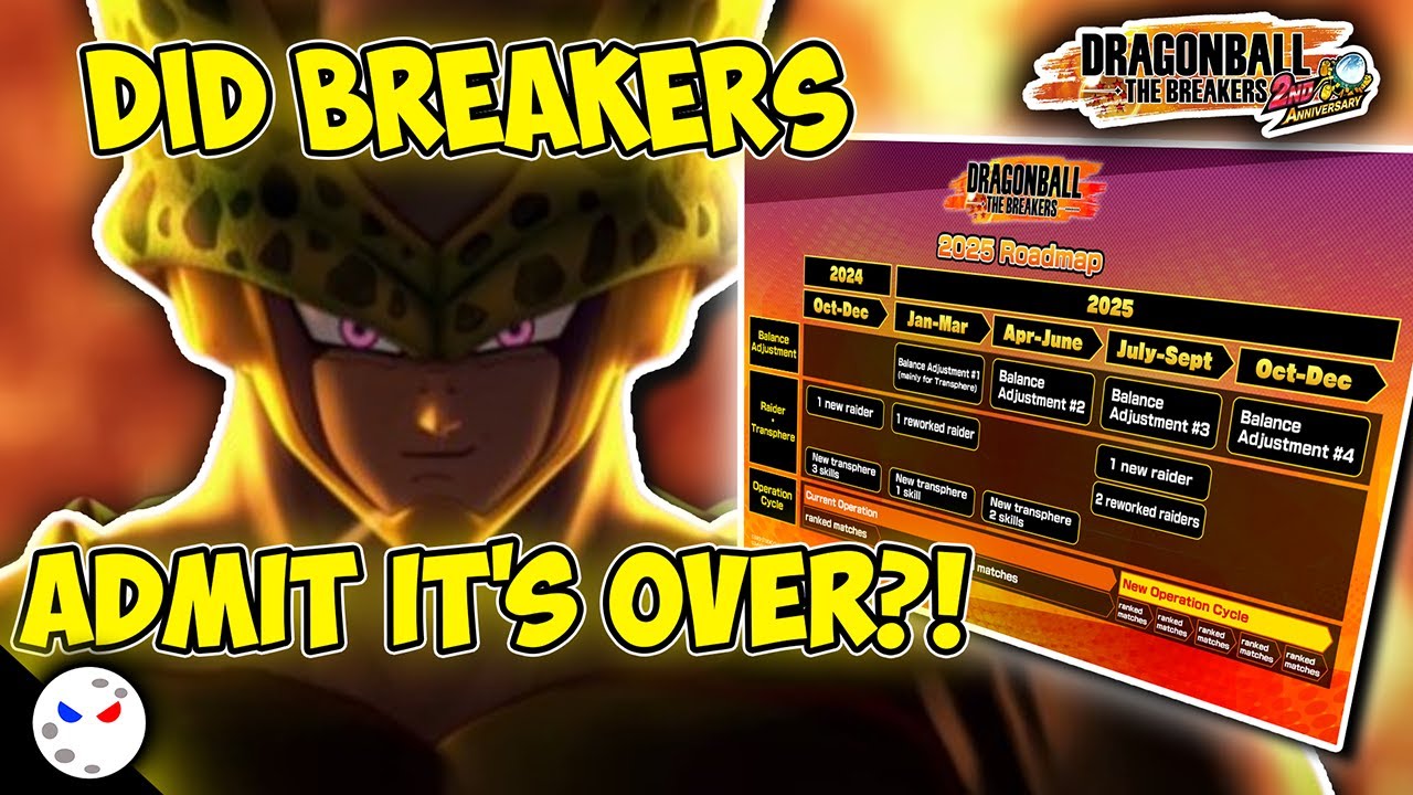 Dragon Ball The Breakers Roadmap Marks THE END?!! - YouTube