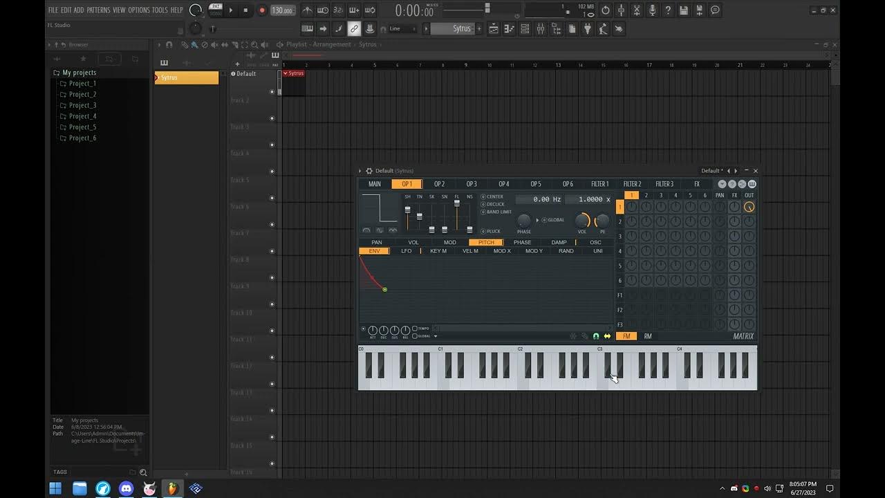 How to make a kick in FL Studio (Sytrus) - YouTube