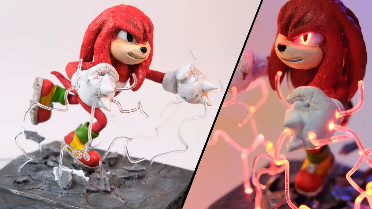 How to make Knuckles /Sonic/Clay#knuckles #sonic #clay - YouTube
