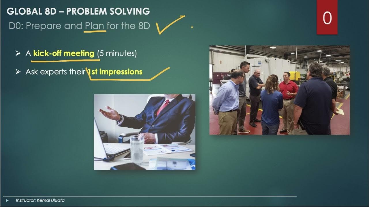 8D Problem Solving Method / D0: Prepare and plan for the 8D - YouTube