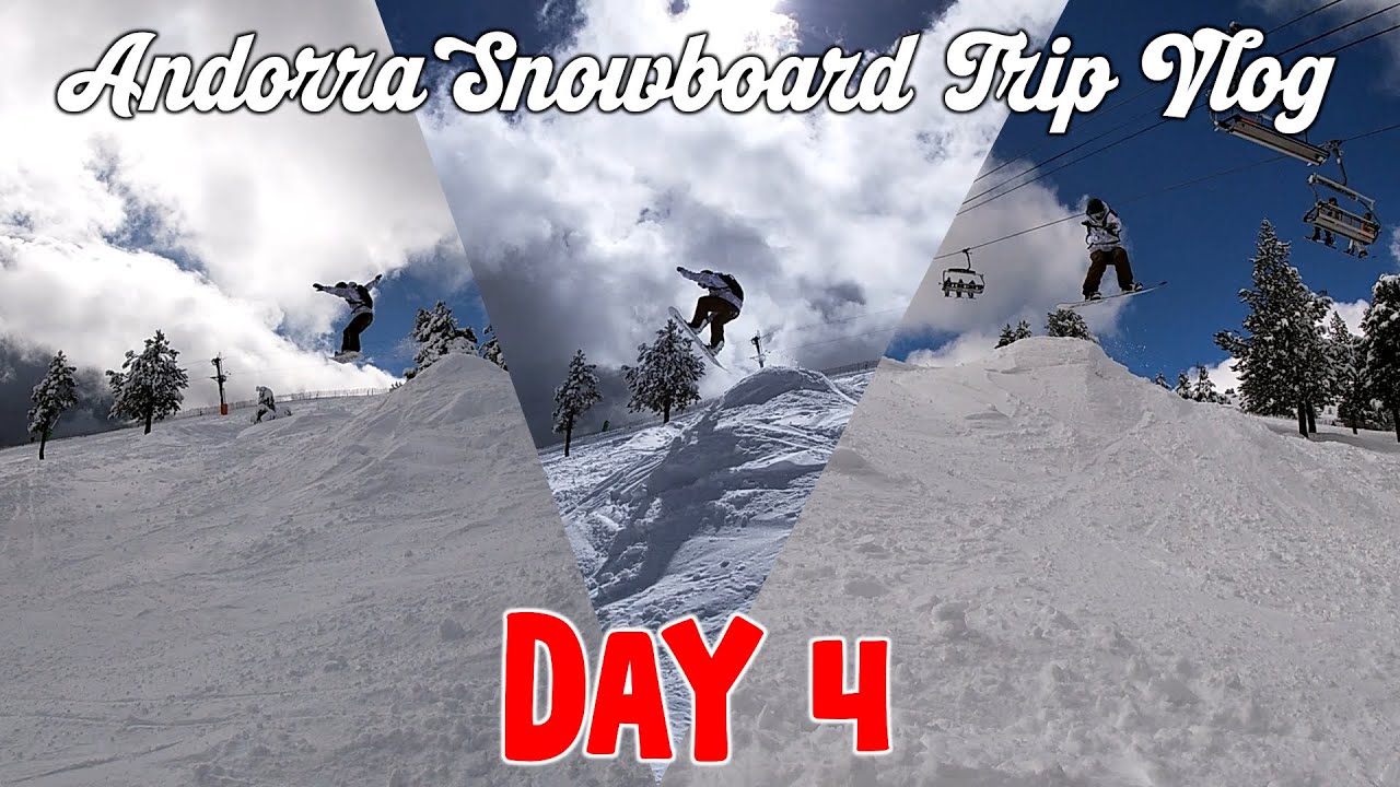 SUNSHINE! Snowboarding In Andorra Day 4! [VLOG] - YouTube