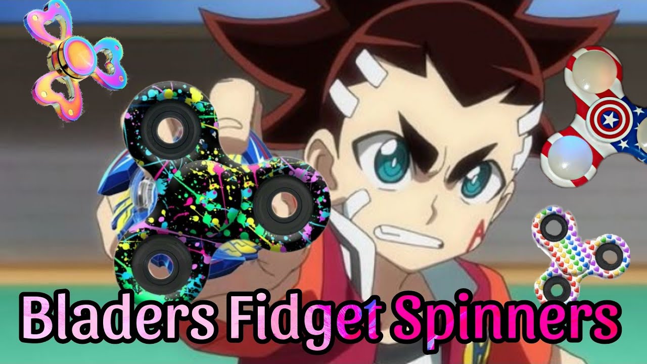 Beyblade Burst Characters Fidget Spinners - YouTube