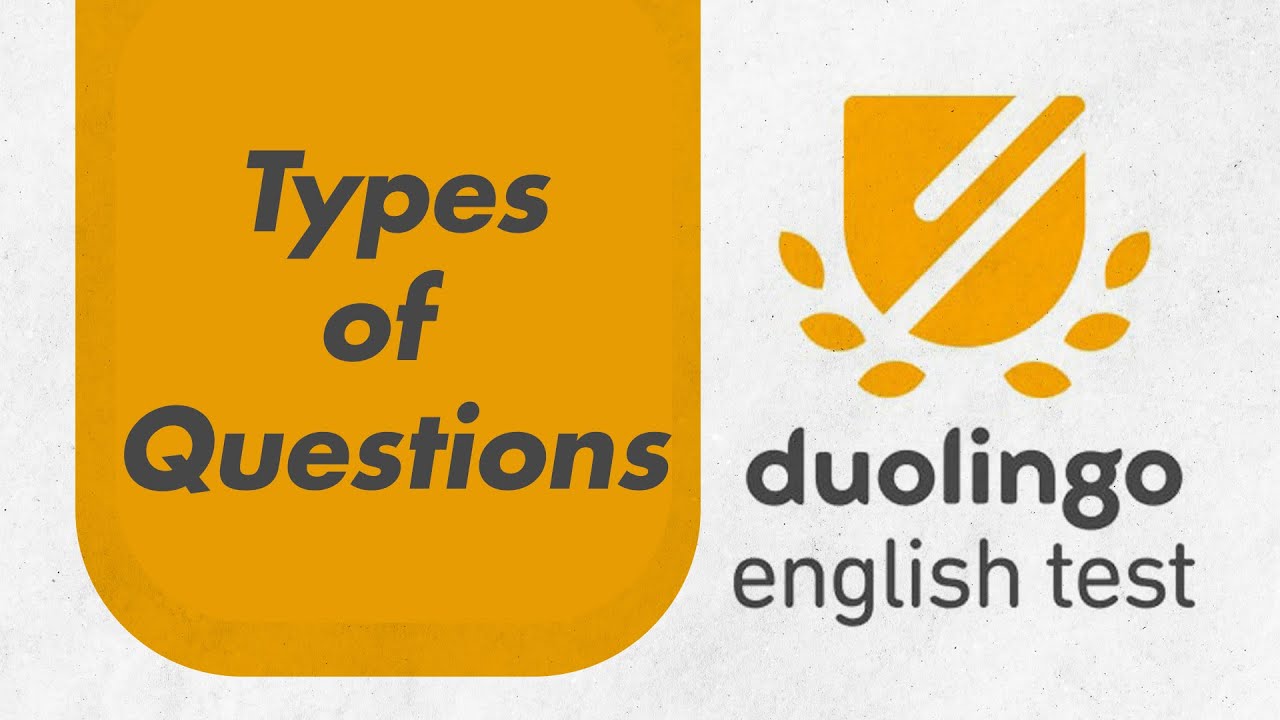 Types of Questions | Duolingo English Test | Super50 - YouTube