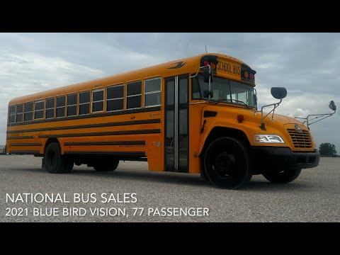2021 Blue Bird Vision, 77 Passenger - National Bus Sales - YouTube