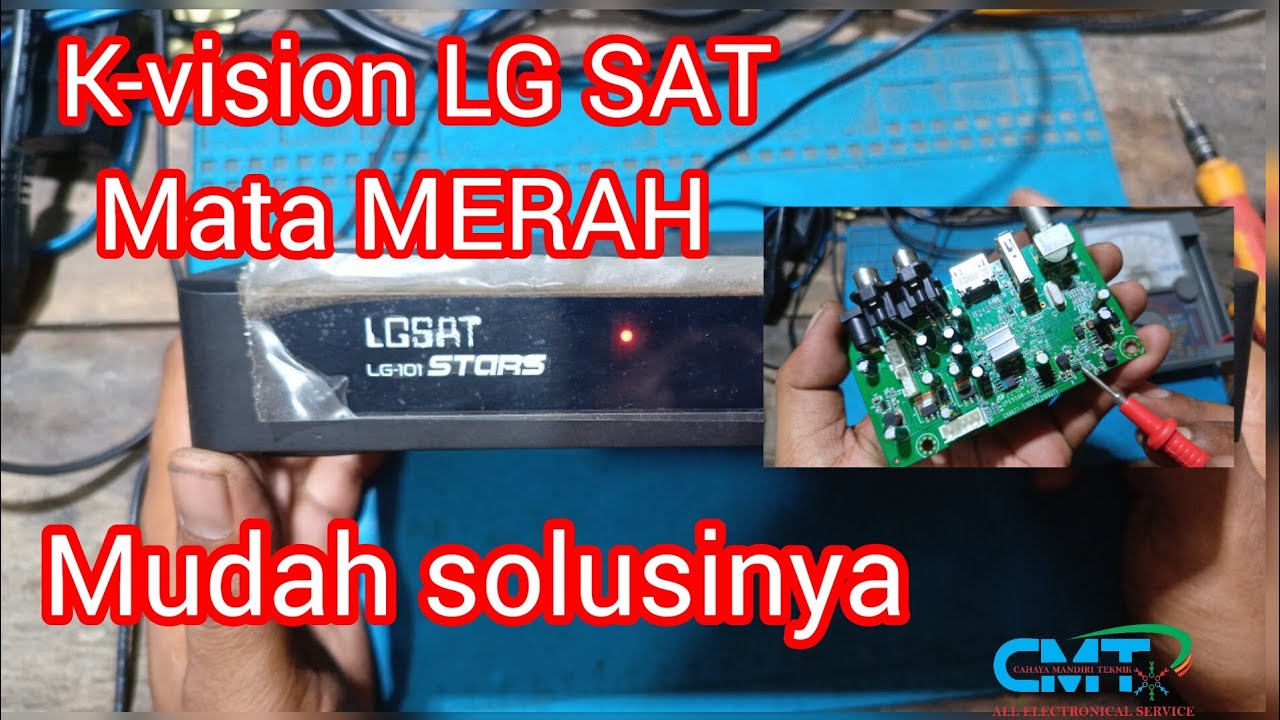 kvision LG SAT star MATA MERAH.. Mudah solusinya - YouTube