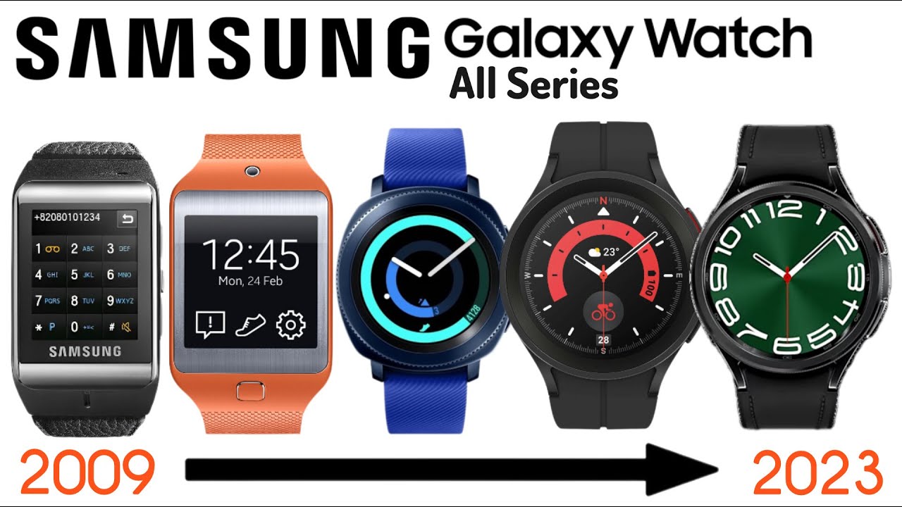 Samsung Galaxy Watch First To Last | Samsung Smart Watch All Series ...