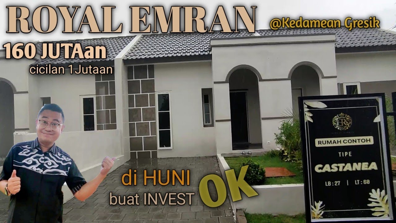 160jutaan!! Rumah murah ROYAL EMRAN Kedamean Gresik | cicilan 1jutaan ...