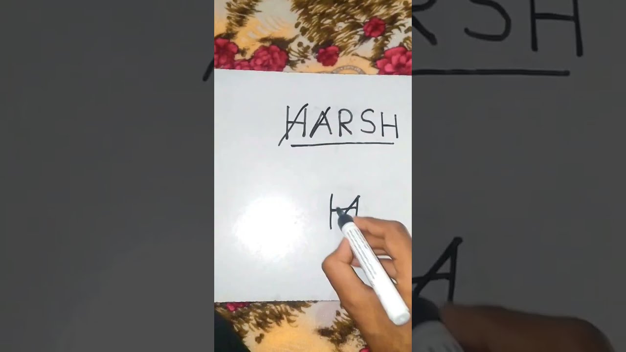 Harsh make Creative Name Logo viral logo YouTube Harsh make Creative Name Logo viral logo YouTube