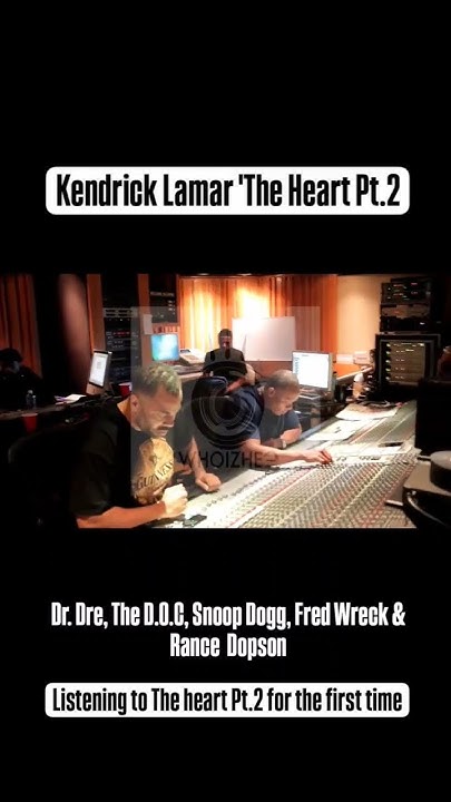 Kendrick Lamar 'The Heart Pt.2 #kendricklamar #theheartpt2 #drdre # ...