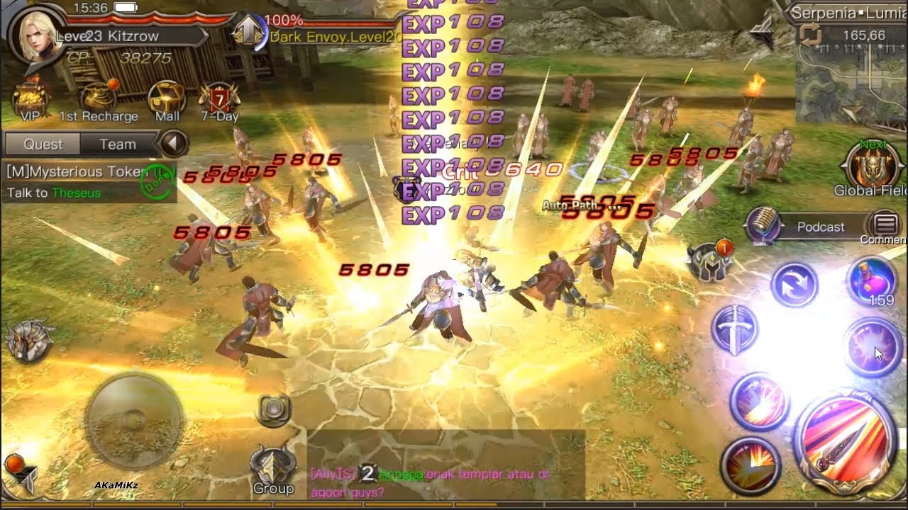 Rise of Gods [Android] All Class Gameplay - YouTube