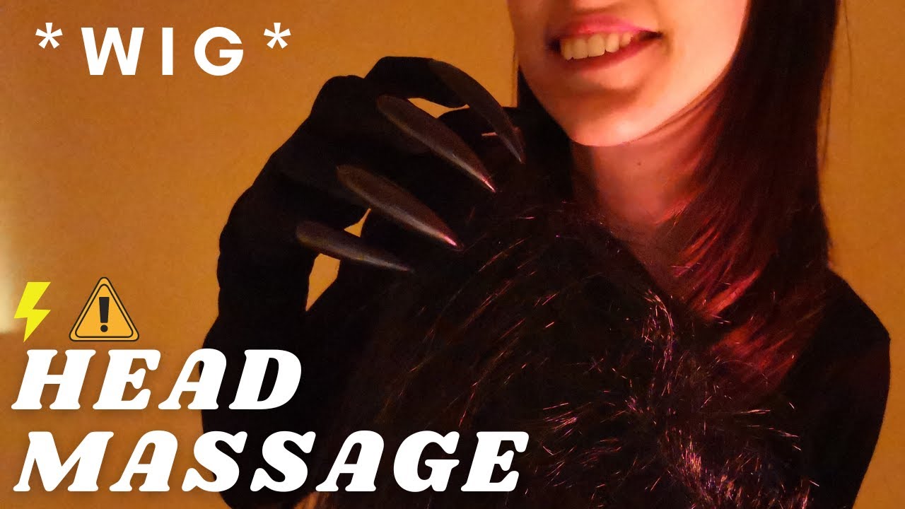 ASMR - FAST and AGGRESSIVE SCALP SCRATCHING MASSAGE | WIG scratching ...