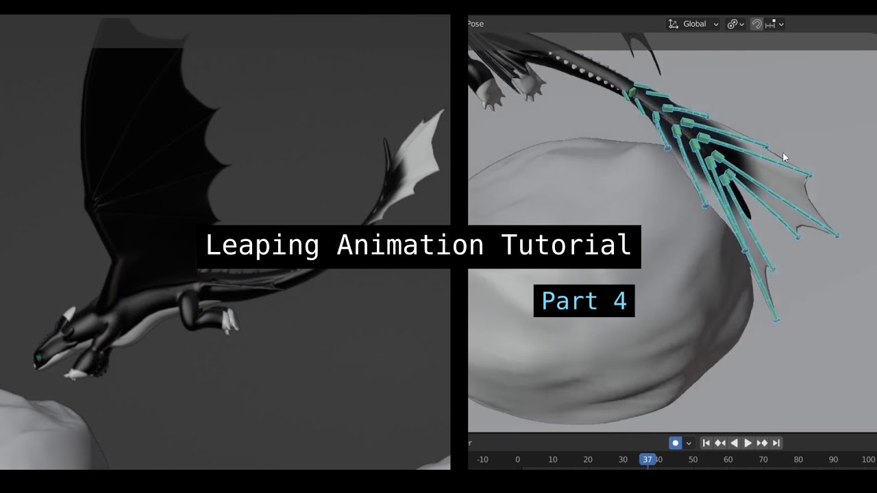Leaping Animation | Blender Animation Tutorial | Part 4 - YouTube