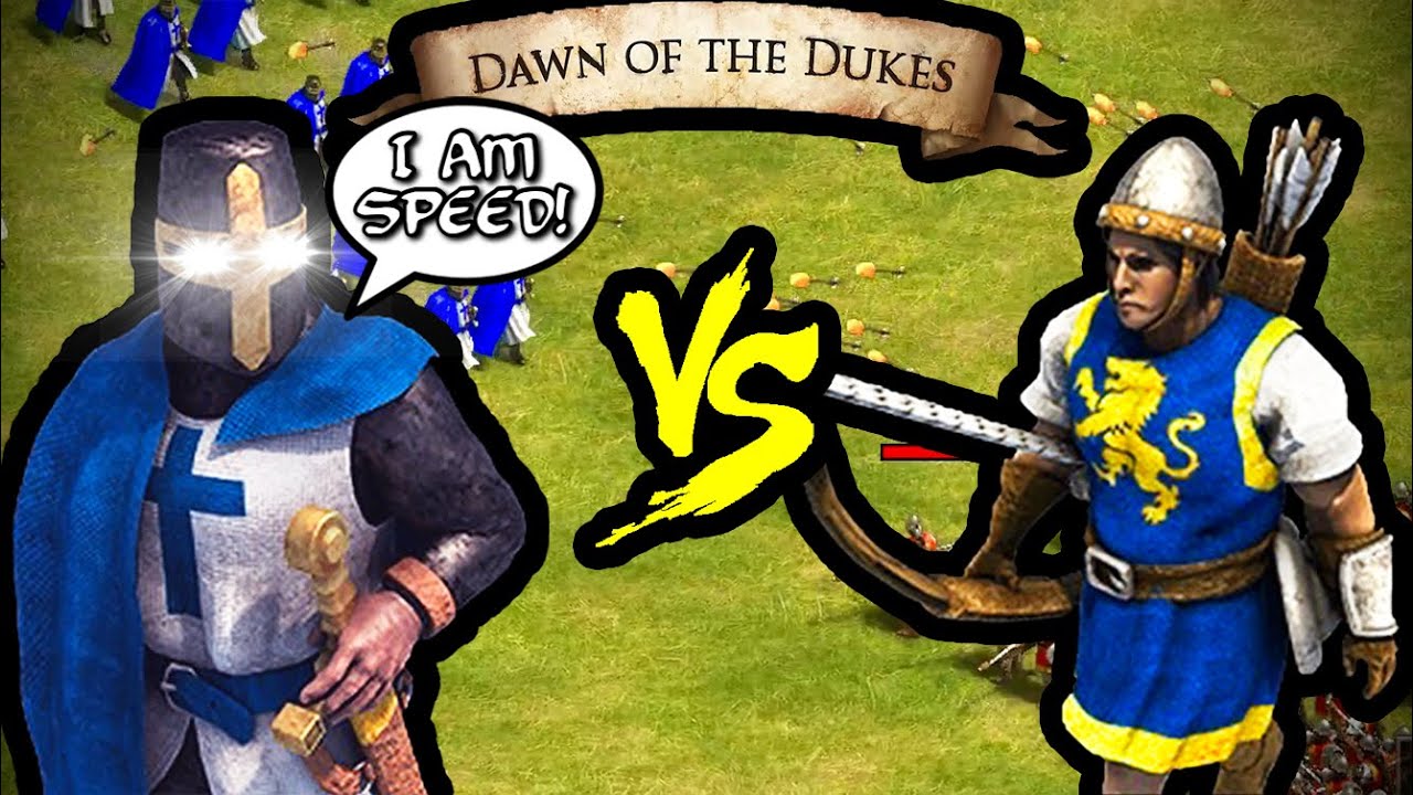 200 Fast Teutonic Knights vs 400 Elite Longbowmen | AoE II: Definitive ...