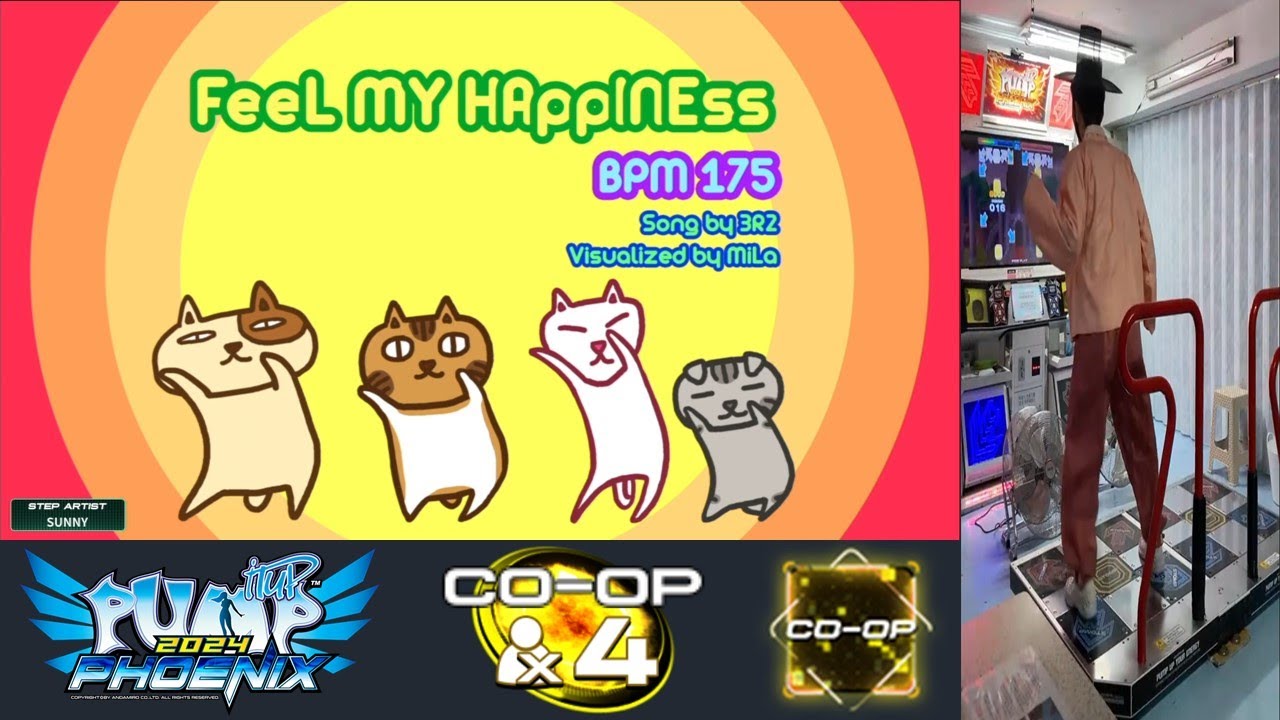 [New] X4 CO-OP : Feel My Happiness 【PUMP IT UP 2024 PHOENIX】 Ver. 2.08. ...