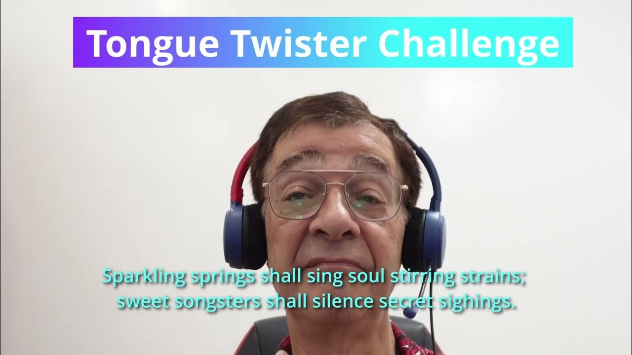 How fast can you say tongue twister 773: Sparkling springs? - YouTube