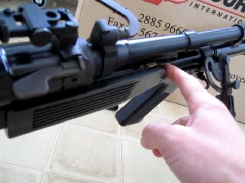 Asahi M60 E3 gas airsoft gun walkthrough - YouTube
