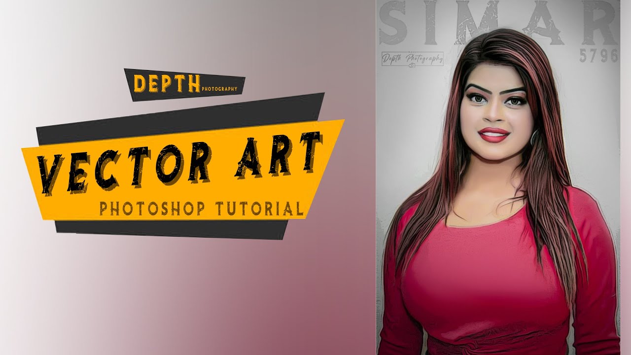 Vector Art In Photoshop Tutorial Photo Editing Tricks 2020 Depth Photography Youtube