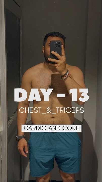 DAY 13 - 30 DAYS OF CHALLENGE #shortvideo #vlog #mindset #chest #triceps #vlogger # ...