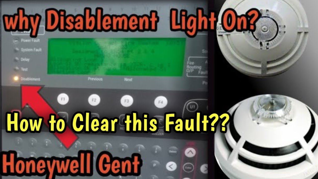 How to clear Disablement Fault on Gent Honeywell Panel | Earth Fault ...