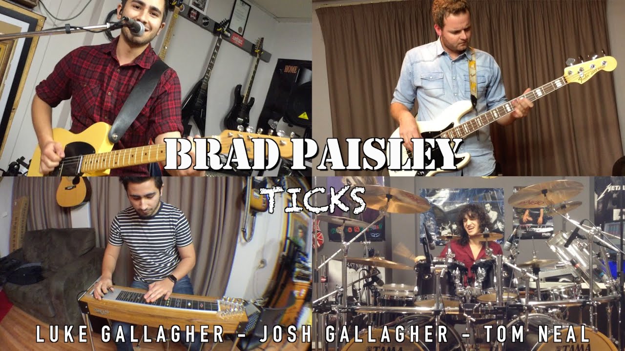 Brad Paisley - Ticks - Cover by Luke & Josh Gallagher, Tom Neal - YouTube