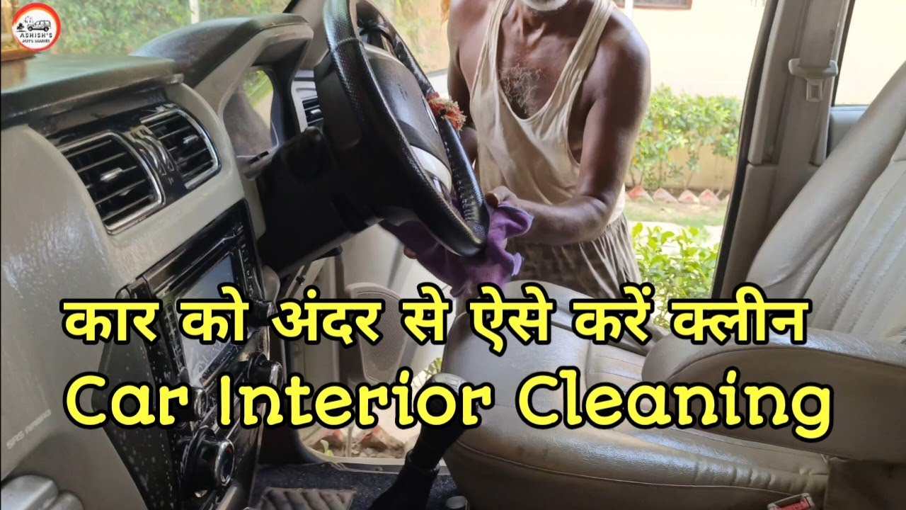 Car Interior Cleaning at home|3m car Interior Cleaning Foam|Scorpio ...