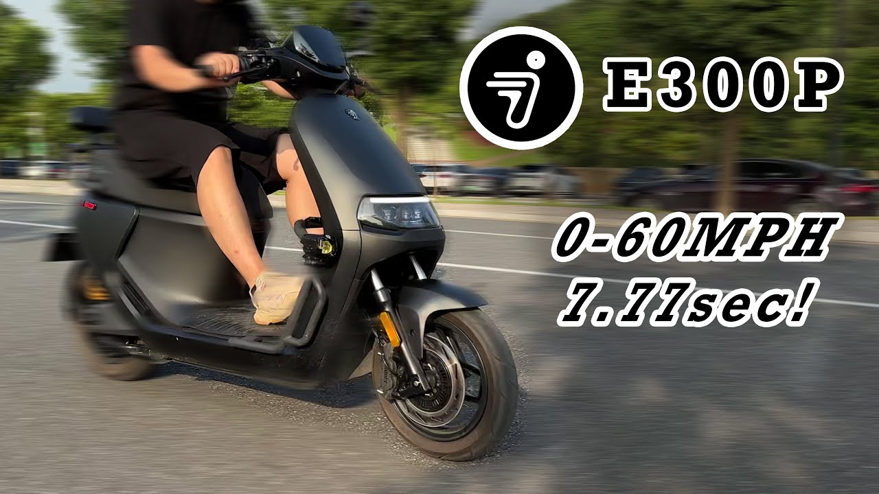 Segway-Ninebot FASTEST Electric Motorcycle // E300P Review - YouTube