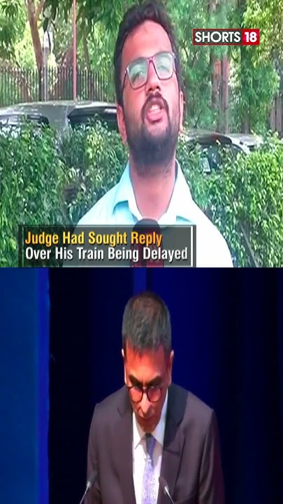 CJI Conveys Displeasure Over Allahabad HC Judge's Letter To Railways On Train Delay | #shorts ...