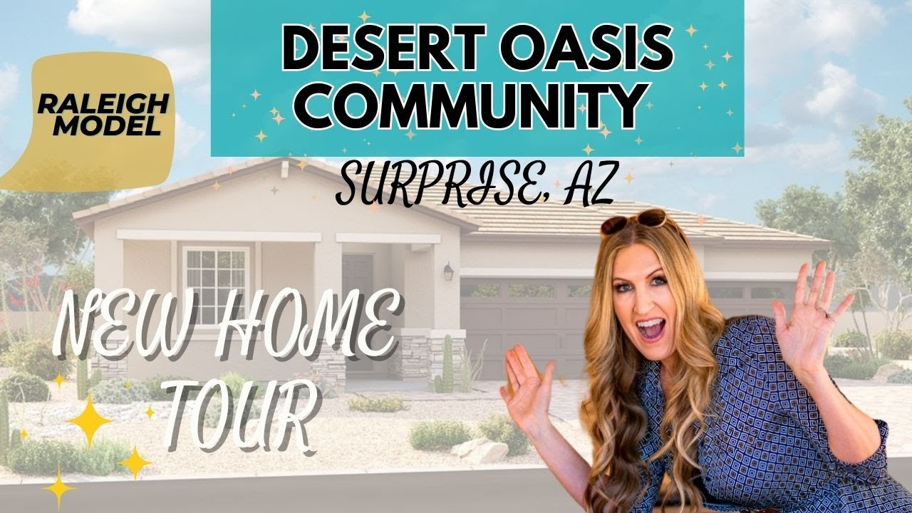 Desert Oasis Community | New Home Tour | Surprise, AZ - YouTube