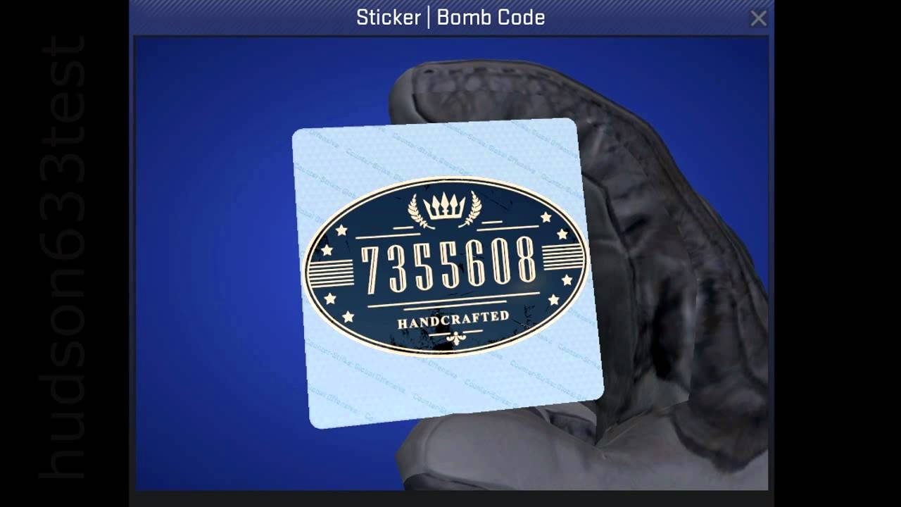 Bomb Code Sticker CSGO YouTube bomb-code-sticker-csgo-youtube
