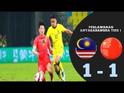 Malaysia VS CHINA | PERLAWANAN ANTARABANGSA TIER 1 - YouTube