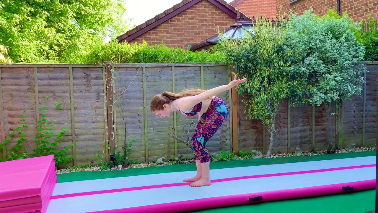 ️ GYMNAST KARINA - BACK TUCK TUTORIAL - GYMNASTICS TUMBLING CIRCUS ...