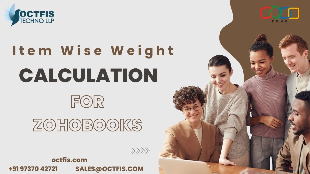 Item Wise Weight Calculation for Zoho Books - YouTube