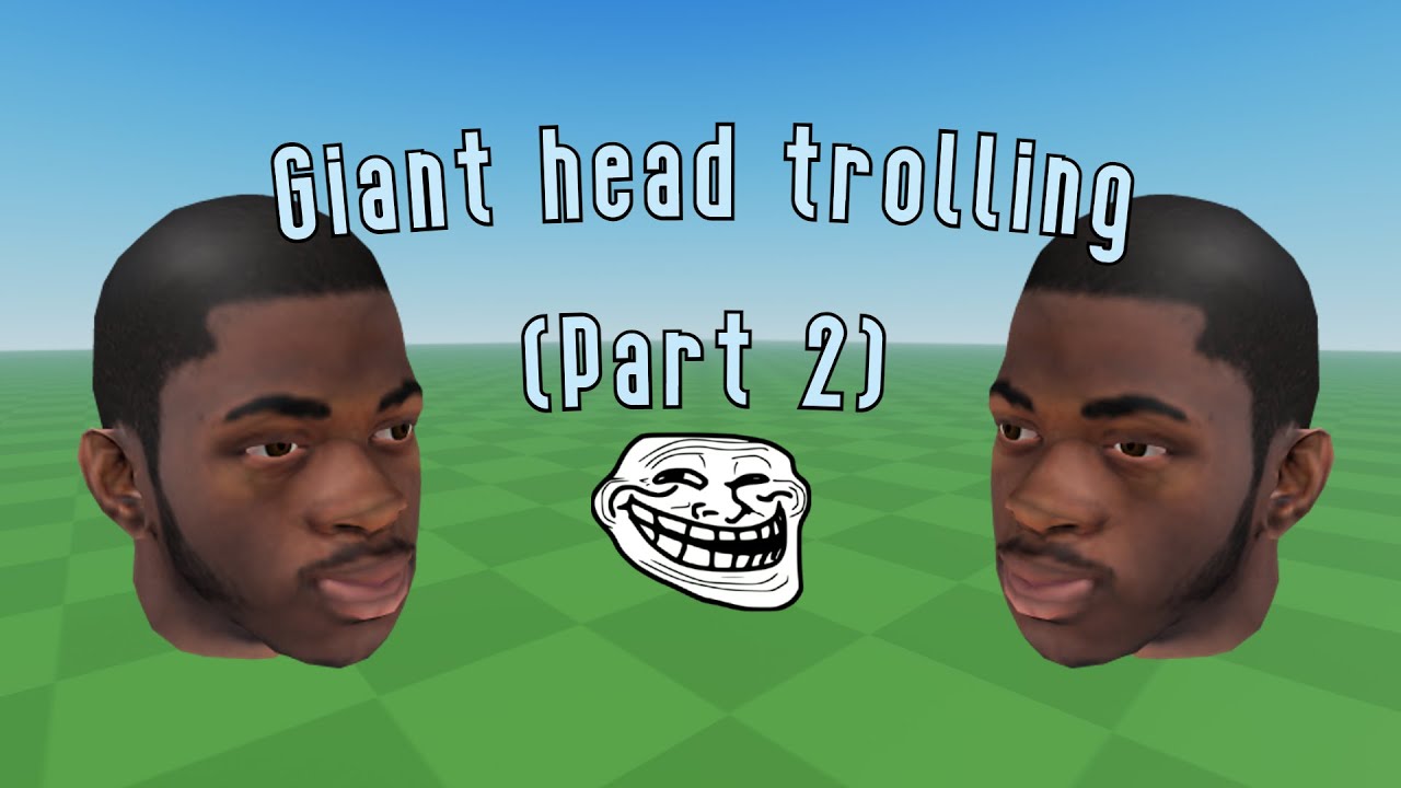 Giant Head Trolling in Catalog Avatar Creator (Part 2) - YouTube