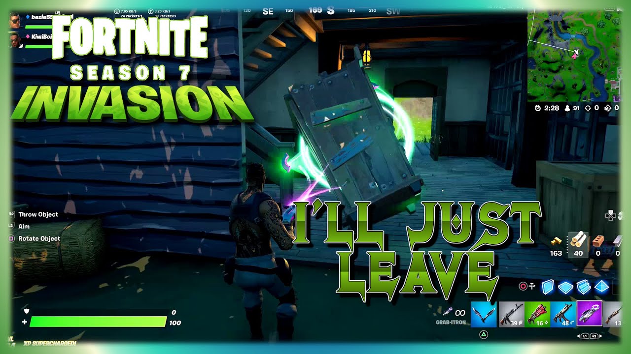 I'll Just Leave... I Fortnite Invasion - YouTube