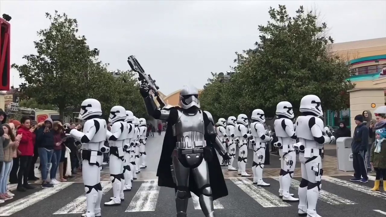 First Order March French version at Disneyland Paris *not the full show ...