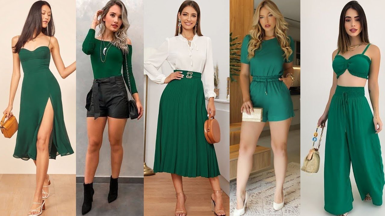 HERMOSAS Y ELEGANTES COMBINACIONES USANDO EL COLOR VERDE ESMERALDA ...