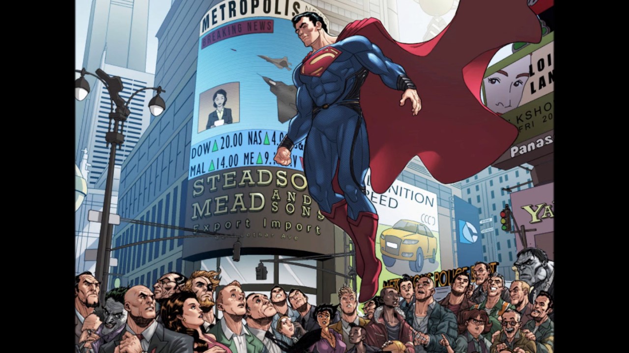 superman flying threw metropolis inspired melody - YouTube