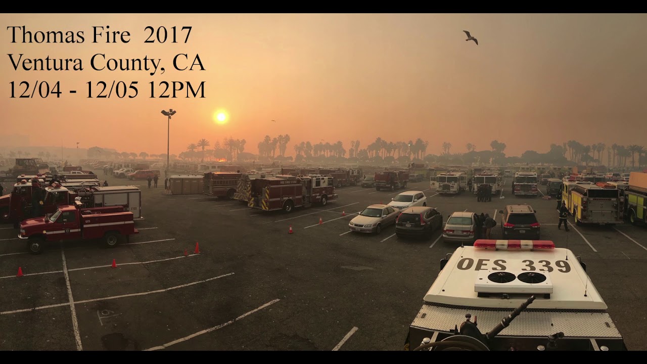 Thomas Fire 2017 - Ventura County Fire Radio - First 18hrs - YouTube