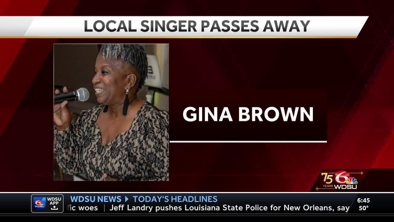 Beloved New Orleans musician Gina Brown has died - YouTube