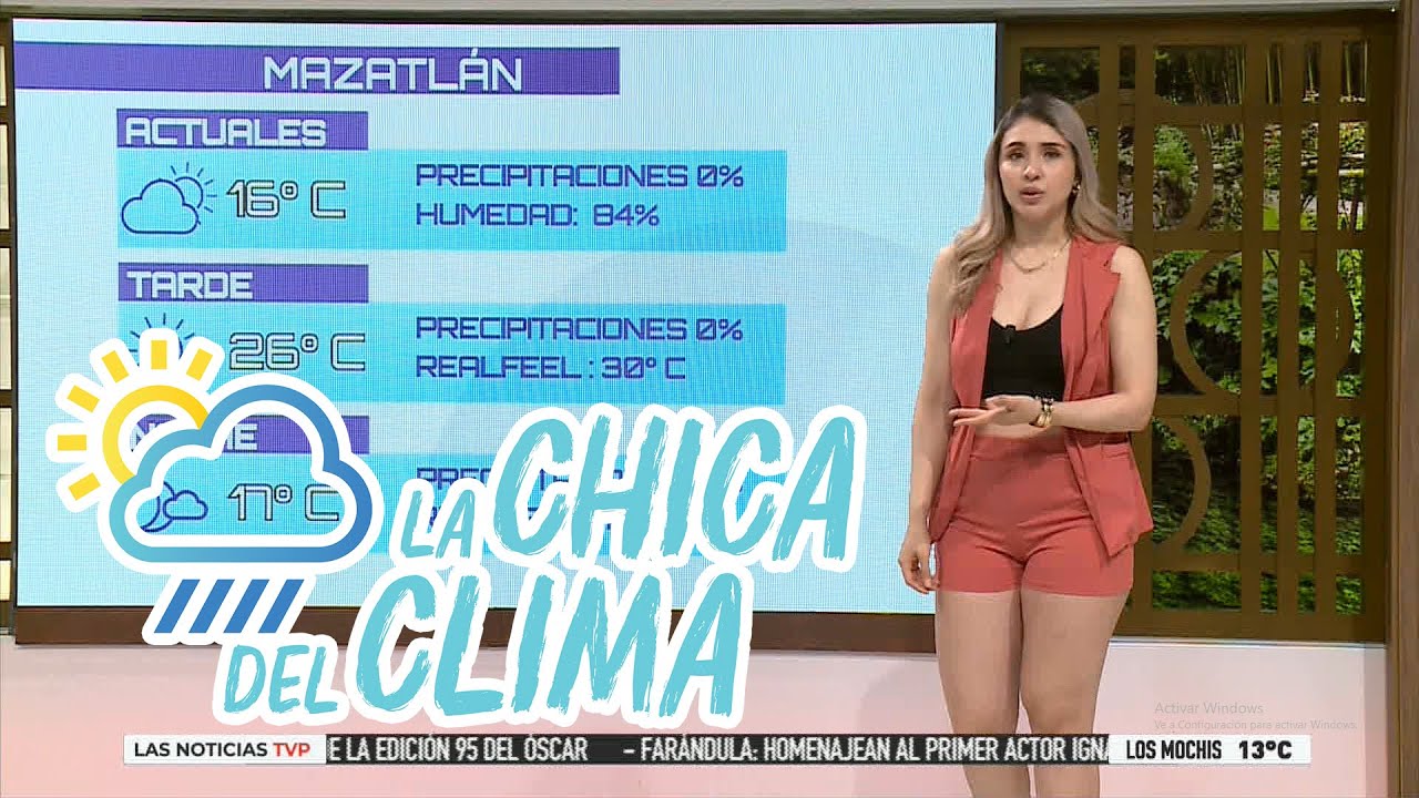 El clima de hoy con Marisol Dovala || La chica del clima TVP - YouTube