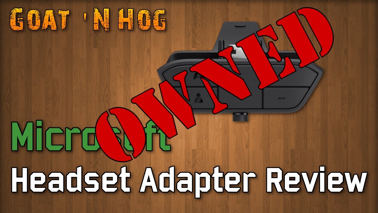Microsoft Xbox One Stereo Headset Adapter - Sound Issue - YouTube