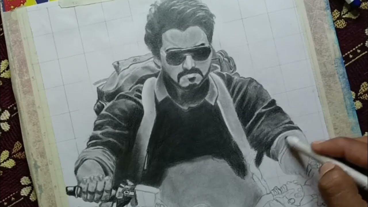 how to draw vijay || drawing of vijay🥰 - YouTube