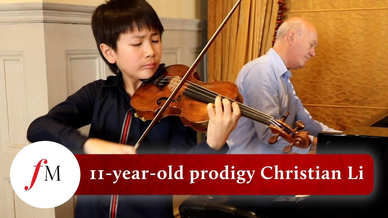 Stunning Chopin from violin prodigy Christian Li | Classic FM - YouTube