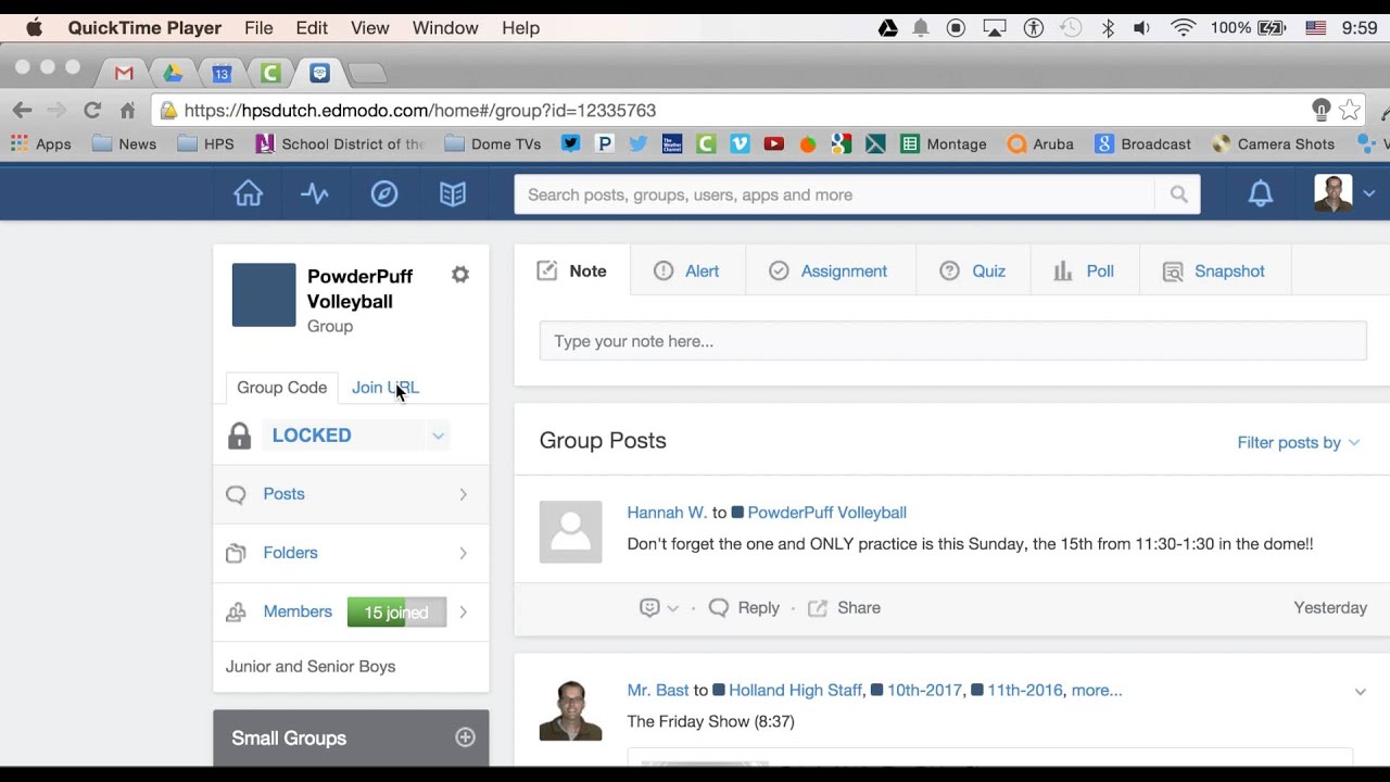 Edmodo Join URLs - YouTube