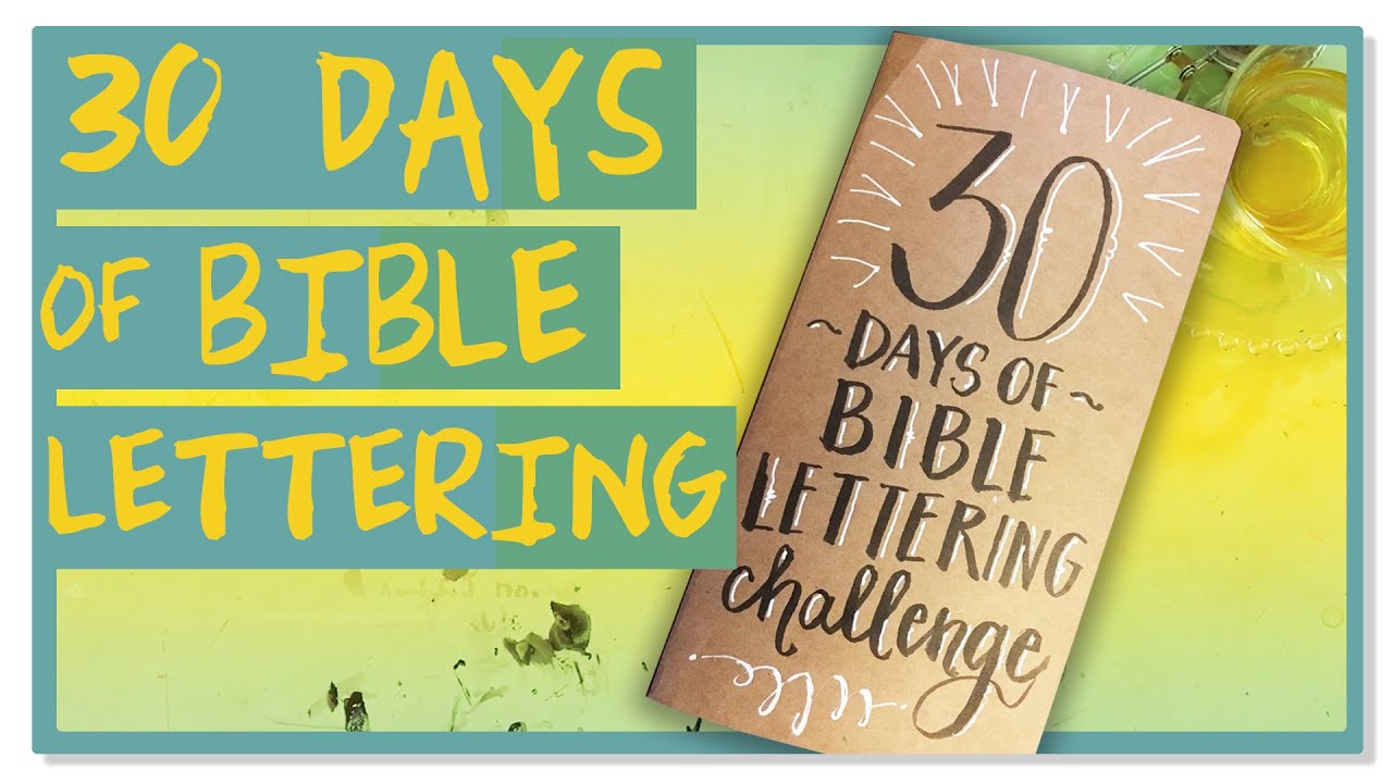 30 Days of Bible Lettering 00 - YouTube