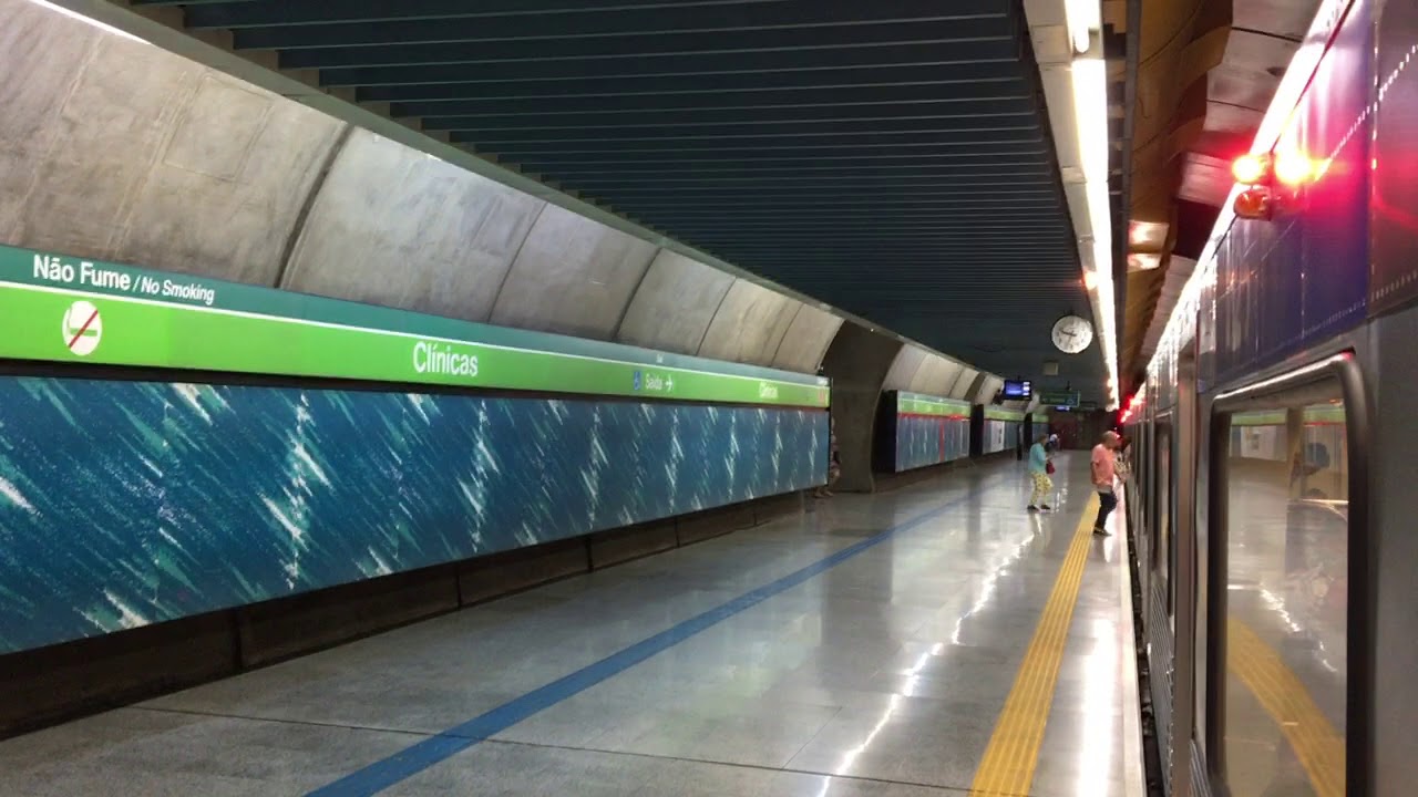 Metrô SP Trecho Entre Súmare e Consolação - Linha 2 Verde - YouTube