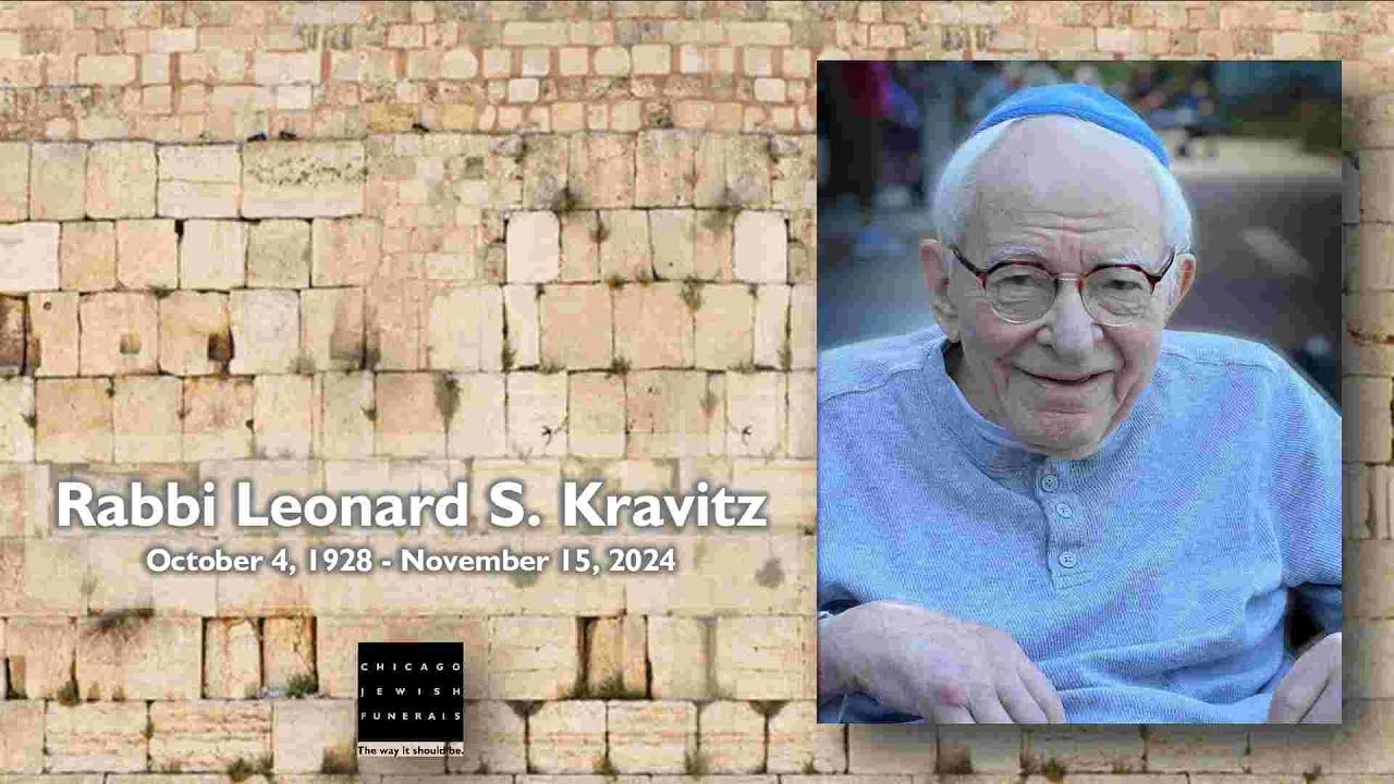 Rabbi Leonard S. Kravitz - YouTube