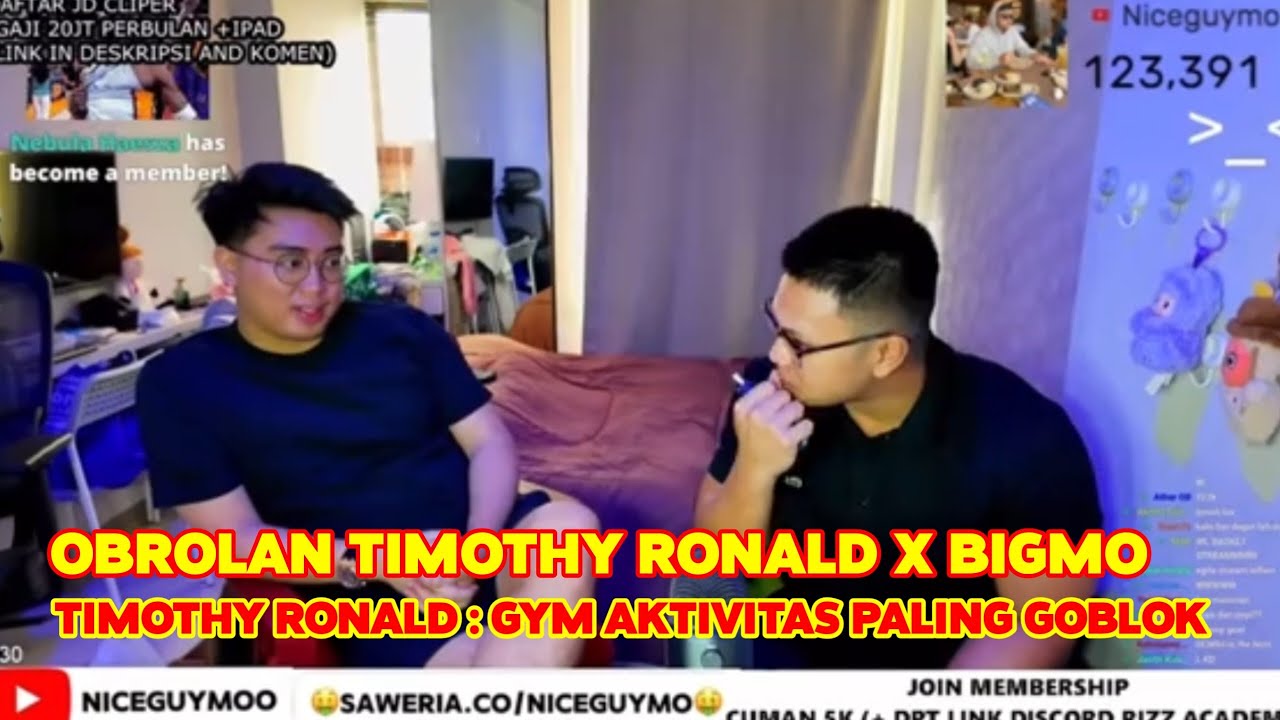 Timothy Ronald Bilang Aktivitas Gym Itu Paling Goblok - YouTube